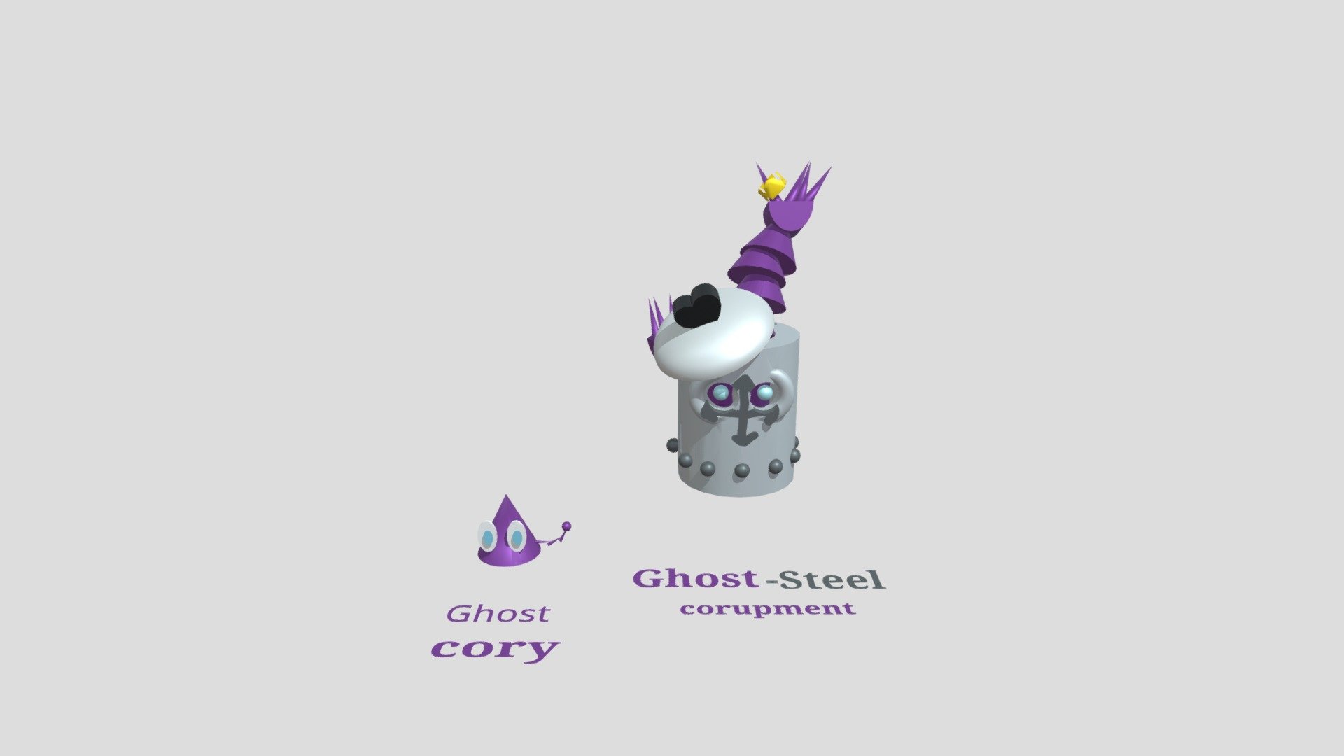 Cory and Corupment fan made pokemon - 3D model by ericzog33 [c040553 ...