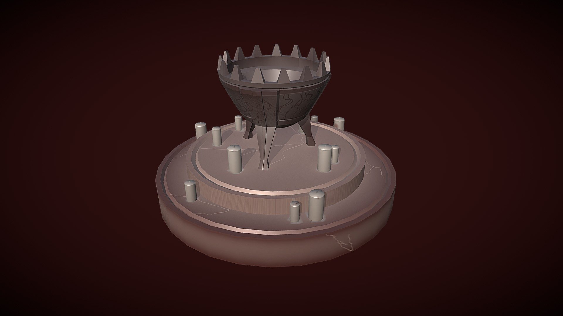 Fire Altar - 3D model by Bellebunnik [c0413dc] - Sketchfab