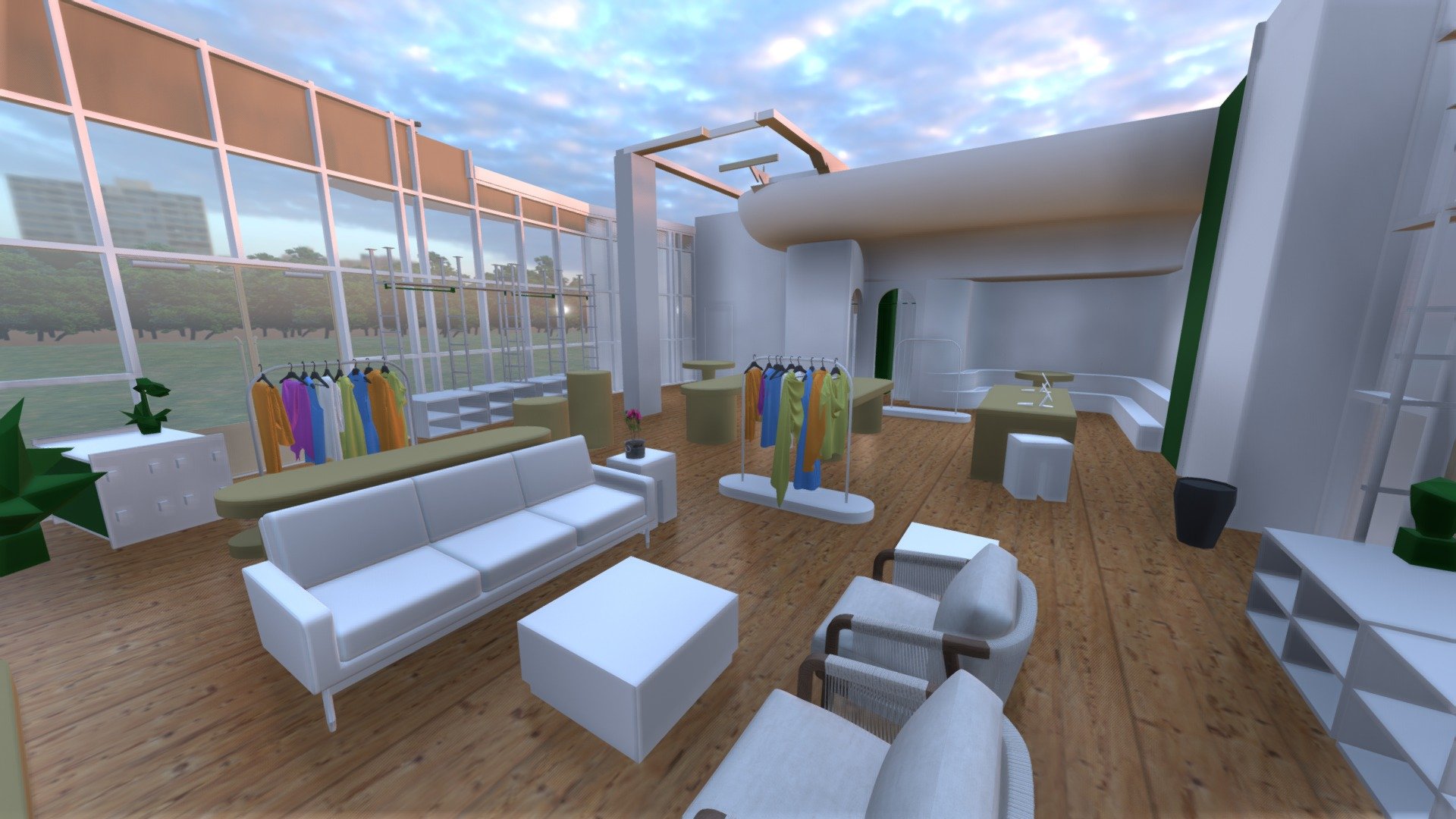 Interactive_ Clothing_ Store - 3D model by Interactive 3D Data (@proteinsimulation) [c041a16 ...