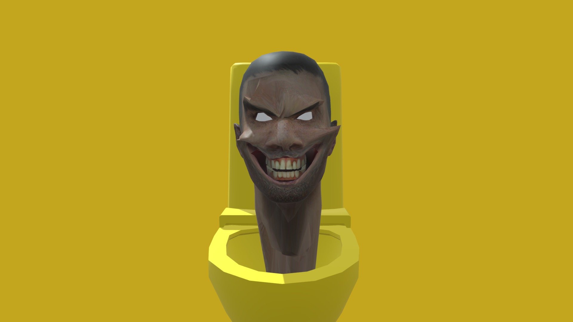 Giant Golden American Skibidi Toliet - Download Free 3D model by ...