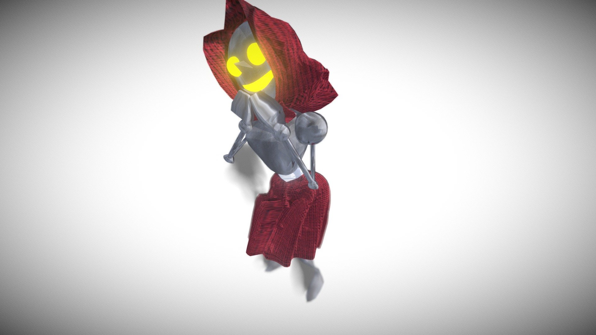 Friendly robot Little Red Riding Hood - 3D model by АнглСпрус ...