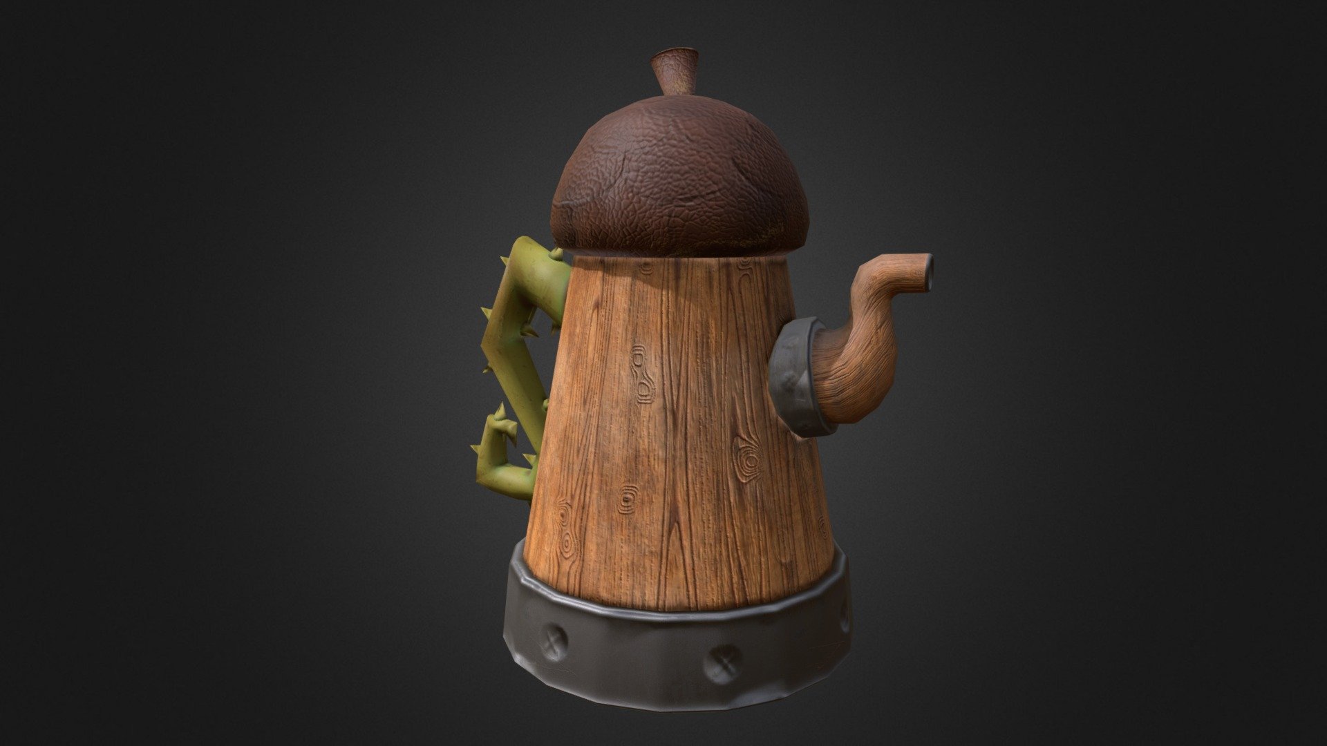 Elven Teapot - 3D model by Boochii [c0431ff] - Sketchfab