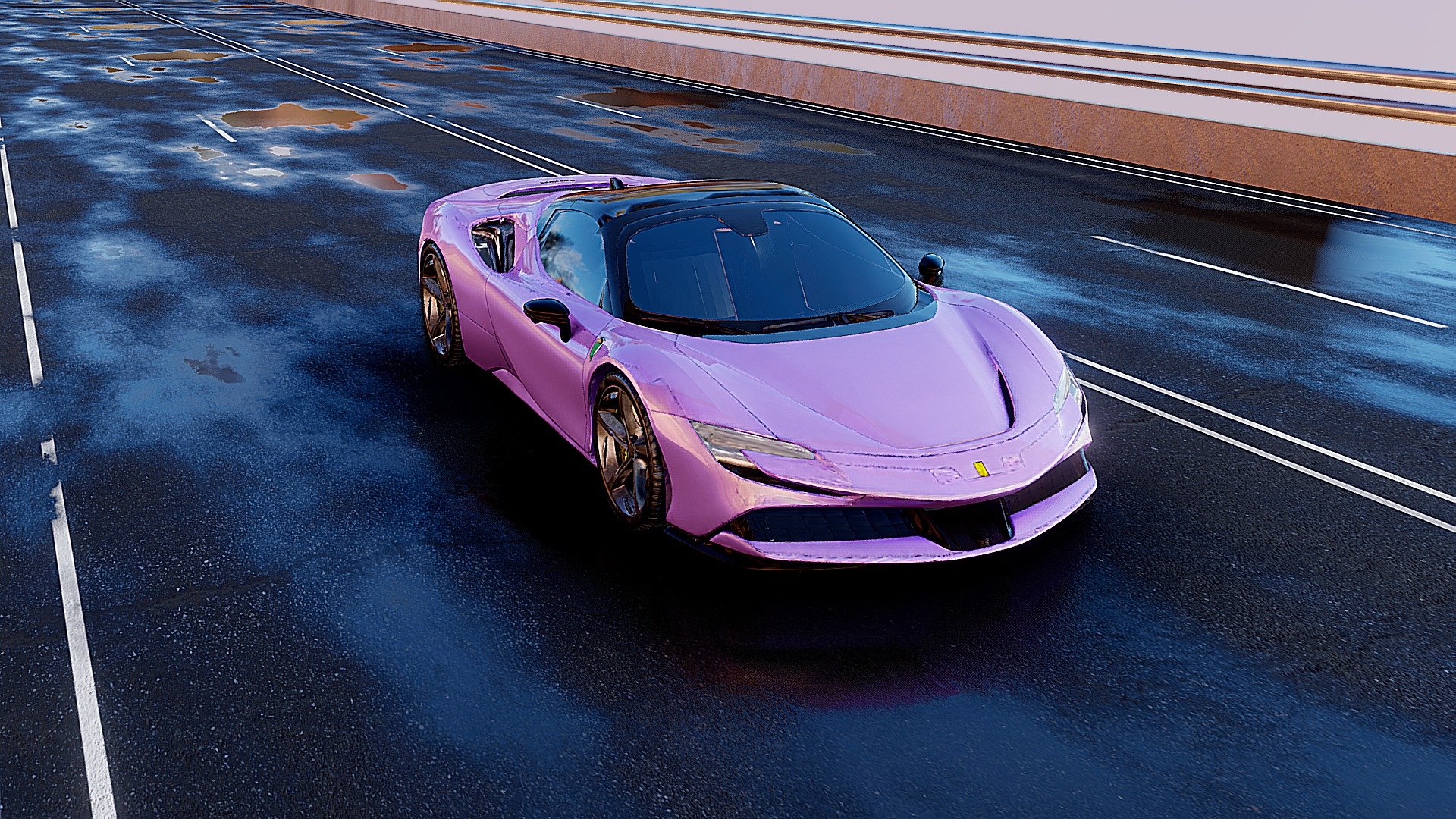 Ferrari Scene - Download Free 3D model by gggggqgqwgwqq [c043e52 ...