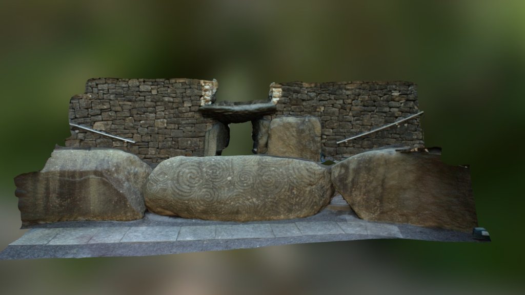 Newgrange Entrance - 3D model by danderson4 [c046721] - Sketchfab