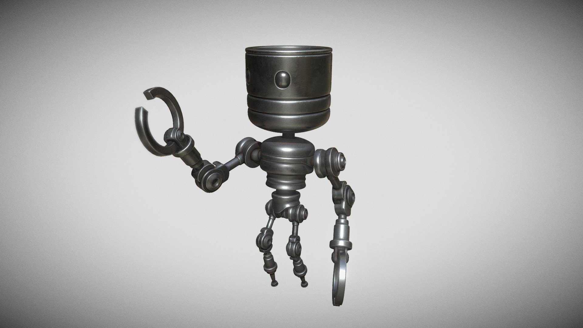 Toy Robot - 3D model by ToyPaul (@paultoy) [c0468e3] - Sketchfab