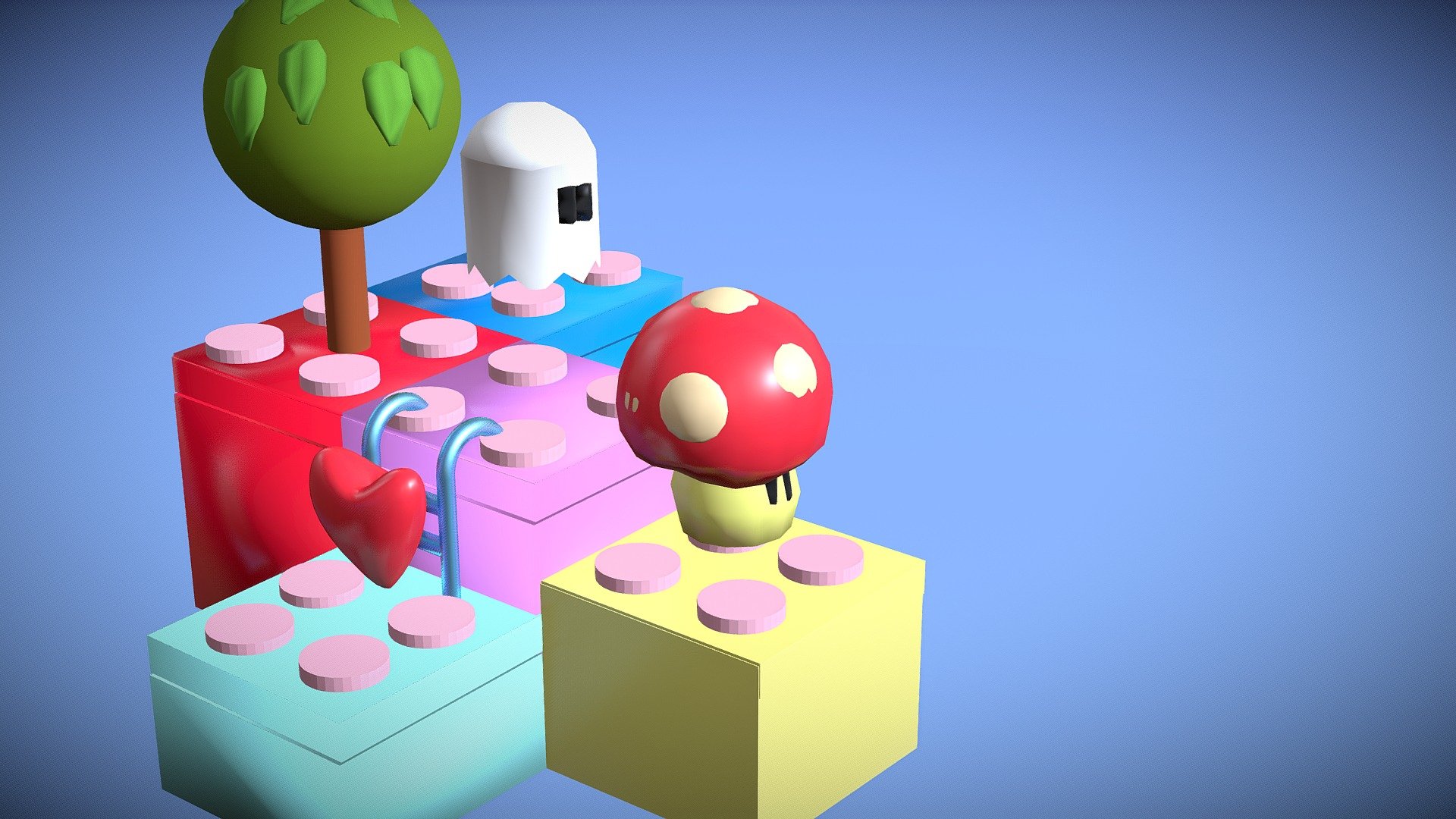 3D Lego Platform - 3D model by hf_Aart [c04857f] - Sketchfab