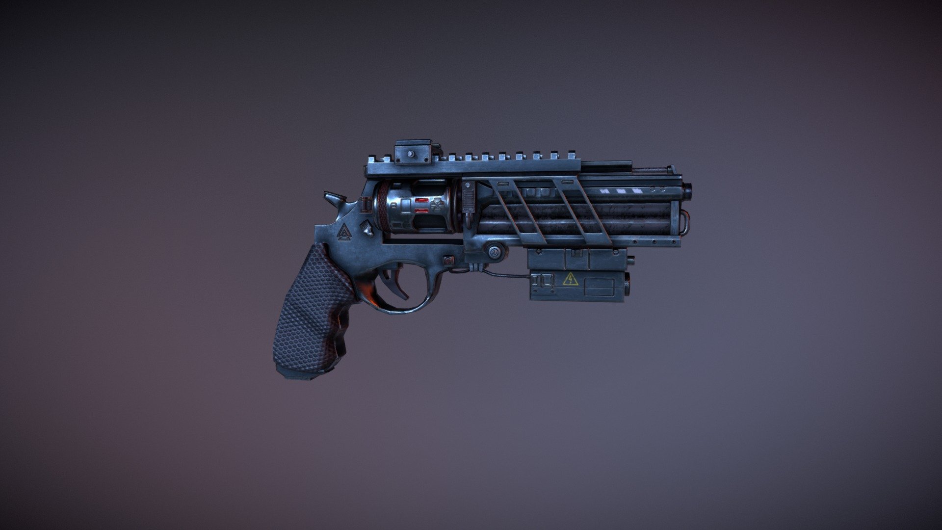 Scifi Laser Revolver - 3D model by lemi13 [c04a3f9] - Sketchfab