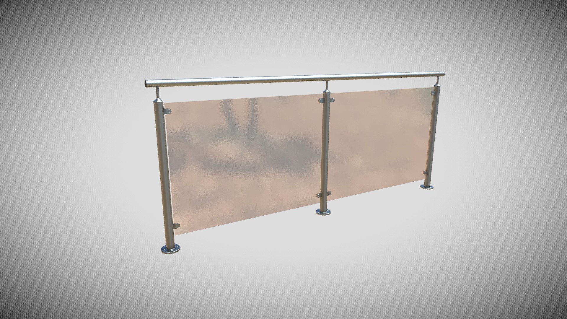 Glass Railing - Buy Royalty Free 3D model by MW-Models [c04b82b ...