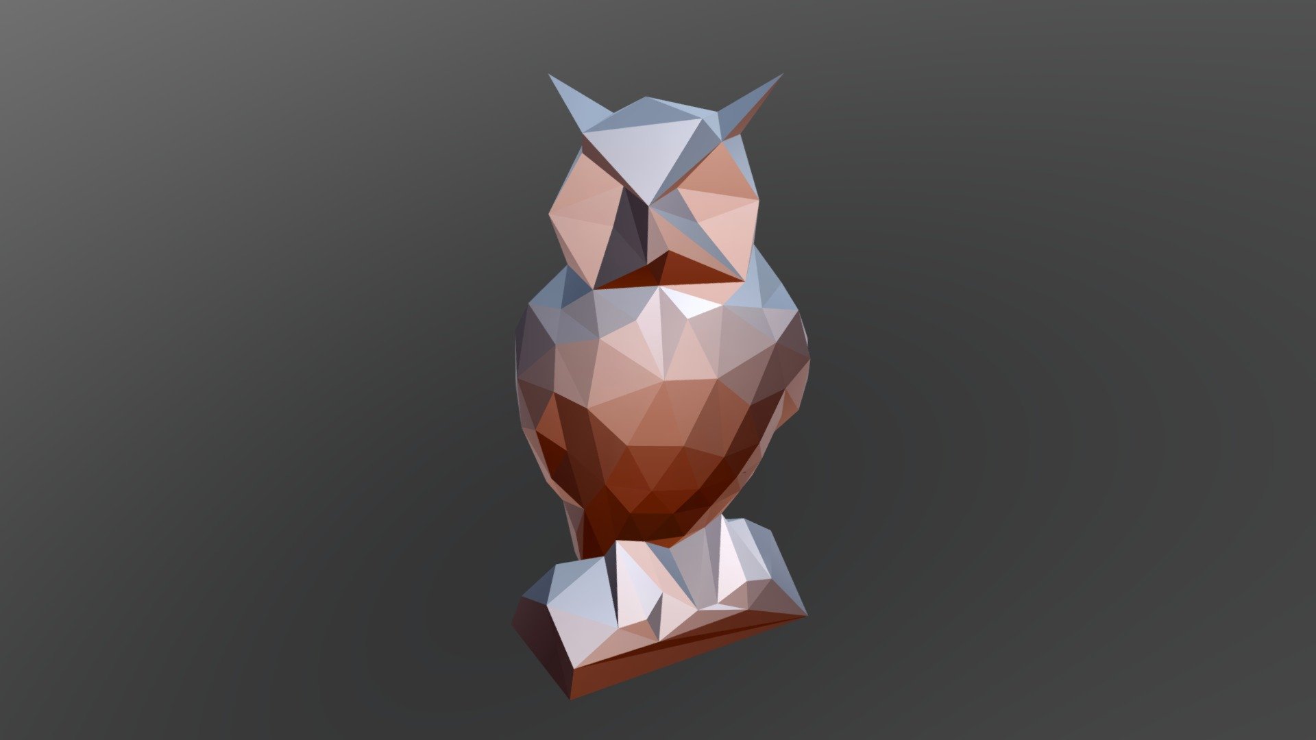 Low Poly Owl Sowa Eule - 3D model by NeoPops [c04b92e] - Sketchfab
