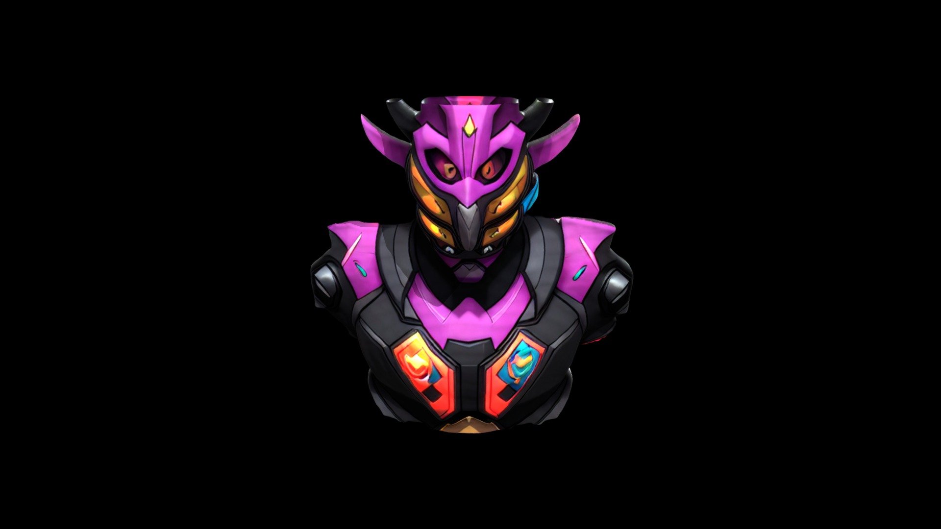 Helmet Mask Robot Cartoon 479 - Download Free 3D model by klrxyz ...