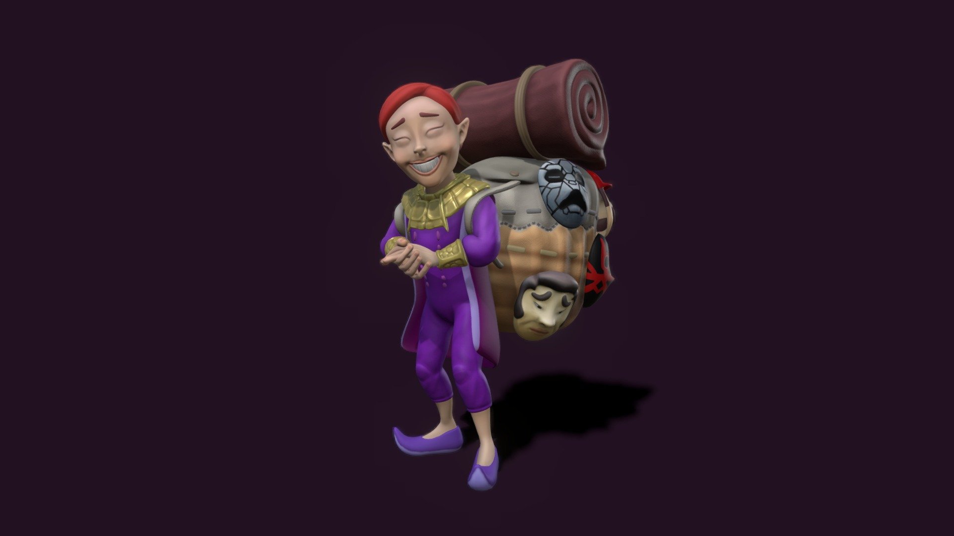 Happy Mask Salesman - 3D model by Loslolos [c04f861] - Sketchfab