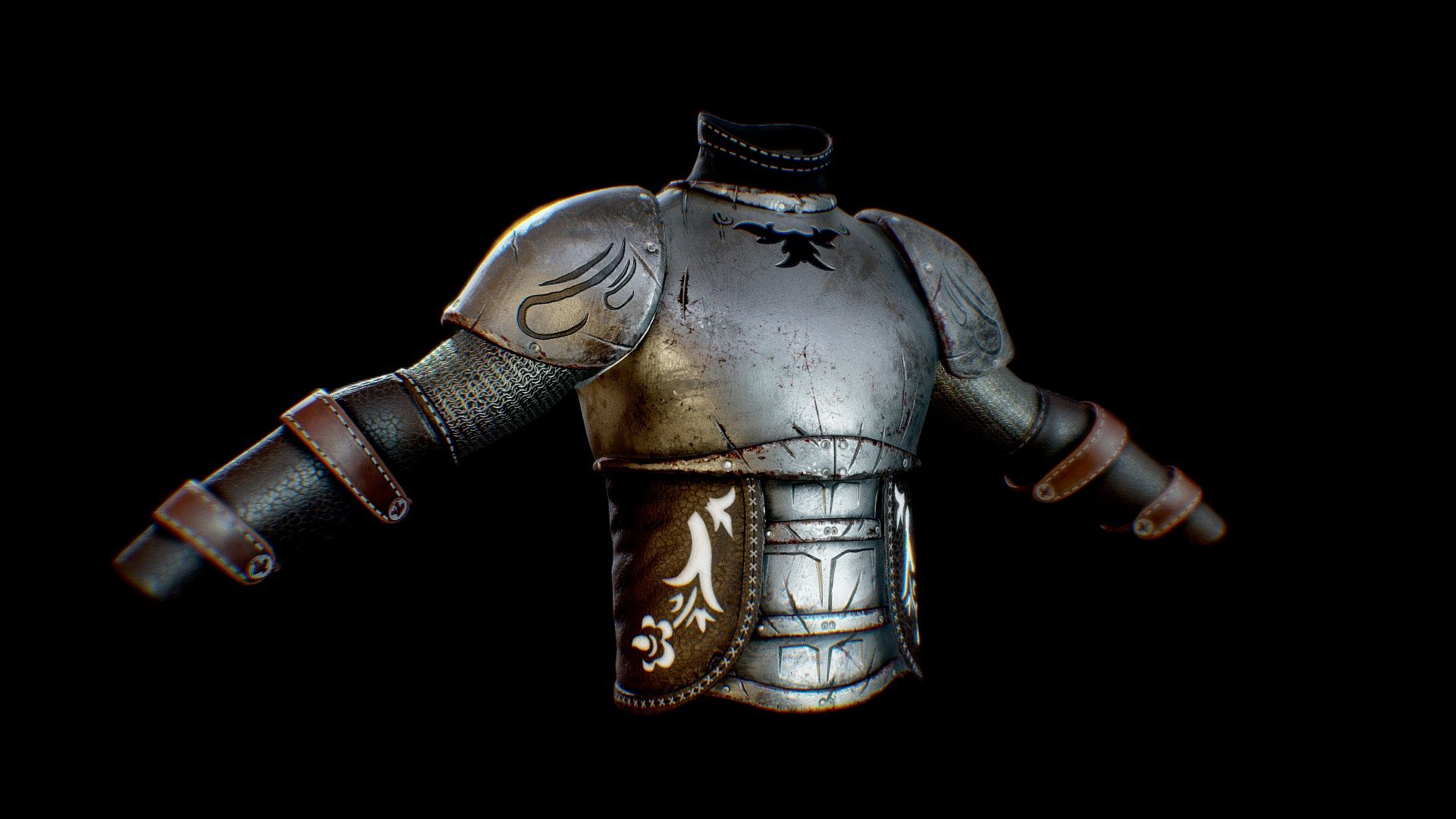 Free -Male Armour - Game Ready - Download Free 3D model by Kaan Tezcan ...