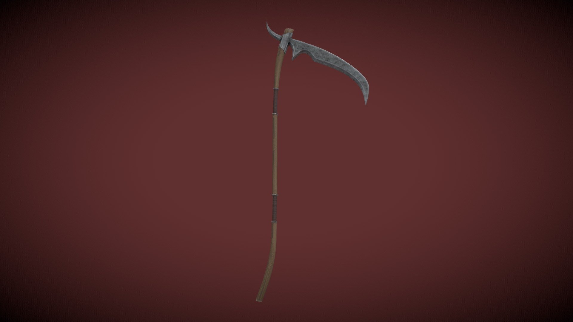 Scythe (Damascus) - 3D model by Samuel Wood (@SamuelWood442) [c0594c1 ...