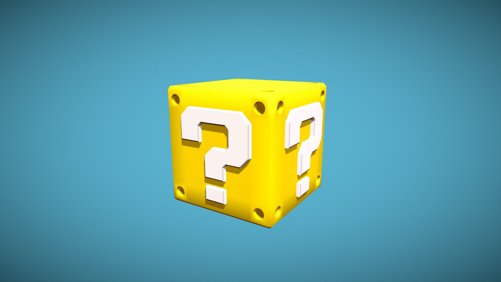 Mario Q Block - Download Free 3D model by Twisty_z [c05a682] - Sketchfab