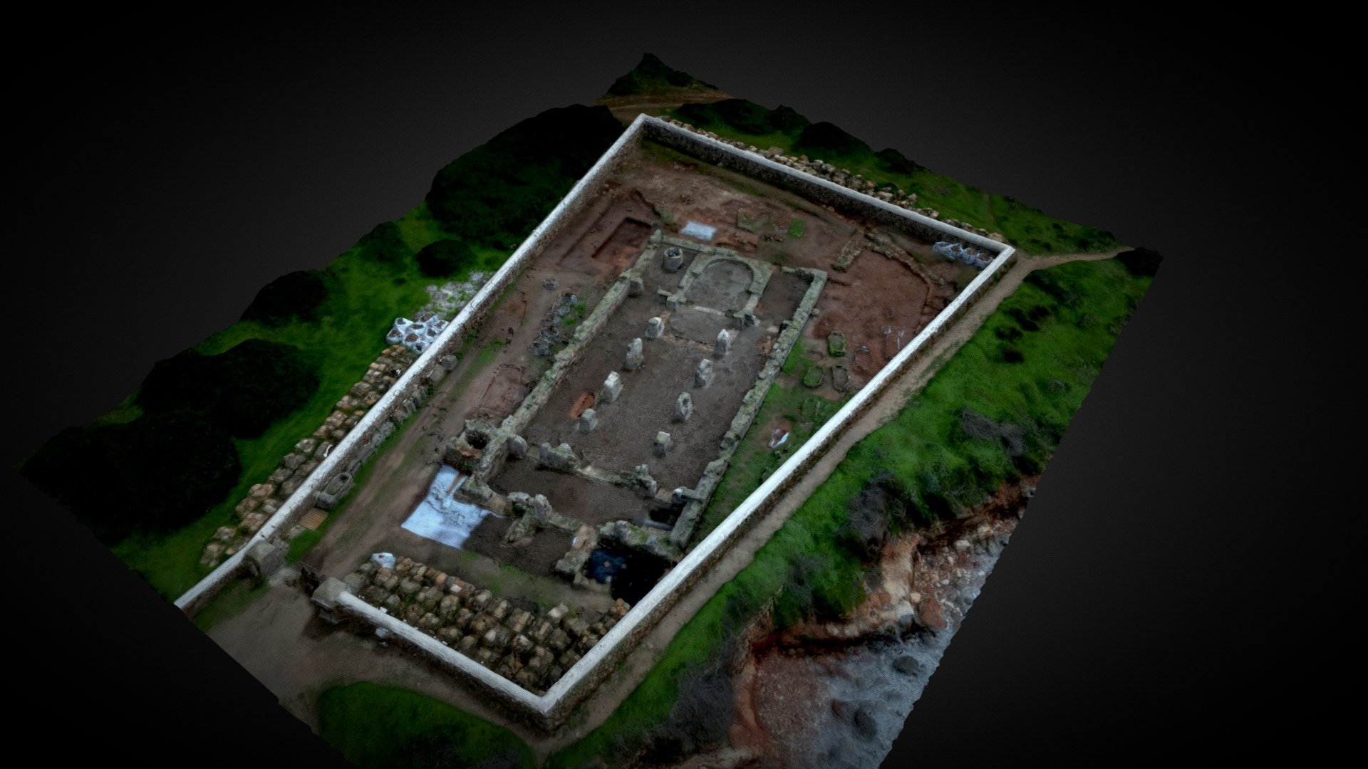 The paleochristian basilica of Son Bou - 3D model by Anna Zuber ...