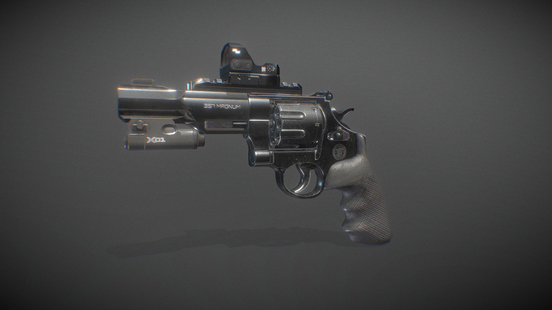 357 Magnum Revolver - Buy Royalty Free 3D model by Blackoutgfx [c05cc10 ...