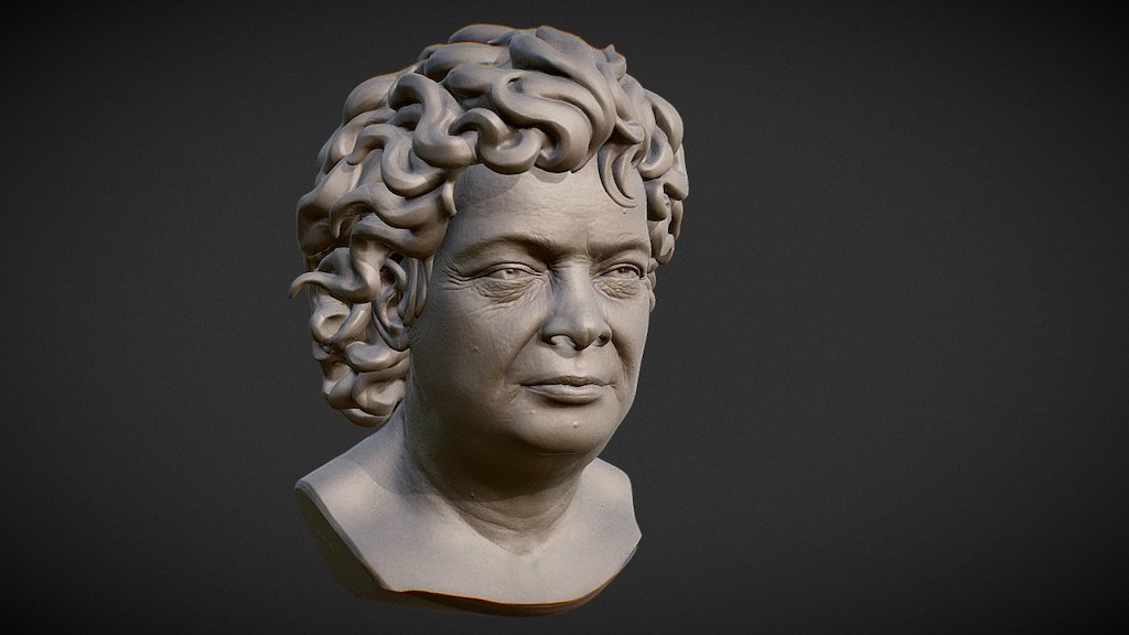 Female Head - 3D model by Mohammed Anuz (@MohammedAnuz) [c05f839 ...