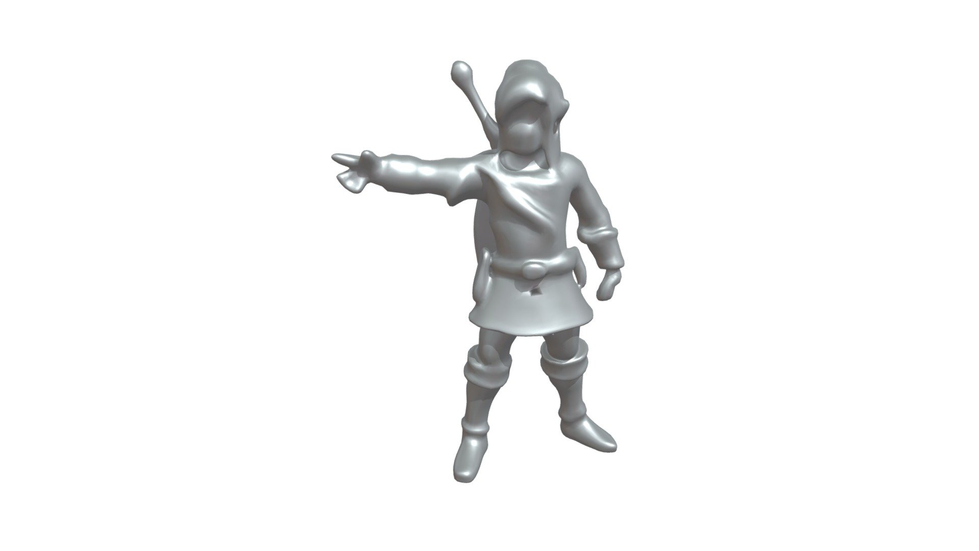 Fantasy warrior character with shield - 3D model by Lowpolylover ...
