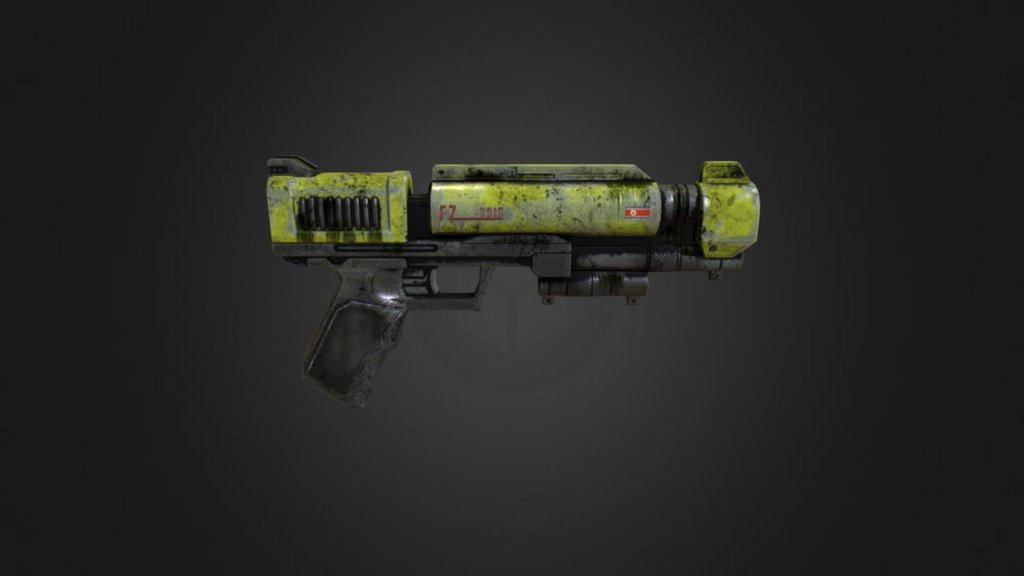 Nurf Gun - 3D model by moforabbit [c061015] - Sketchfab