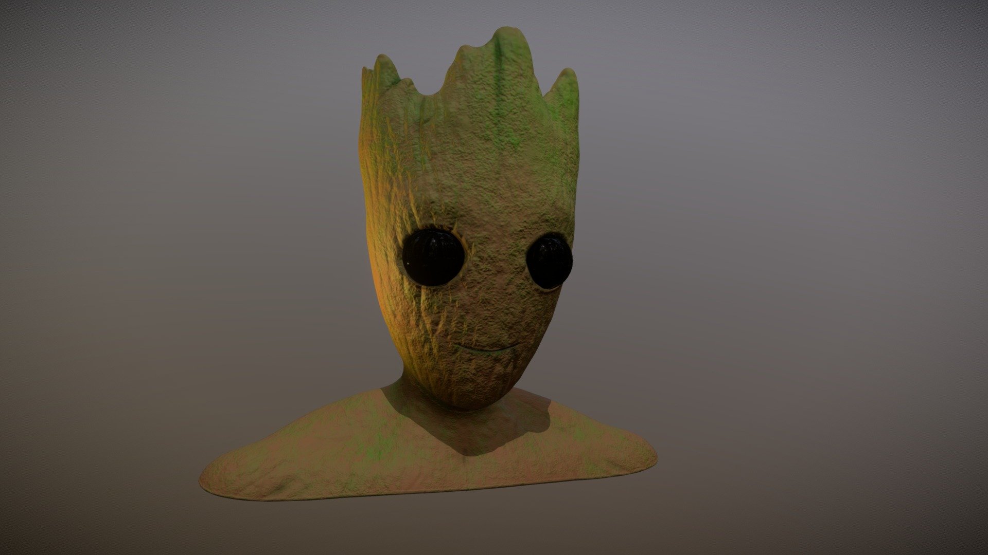 Groot Bust - 3D model by Nin Doga (@nindoga) [c0616b8] - Sketchfab