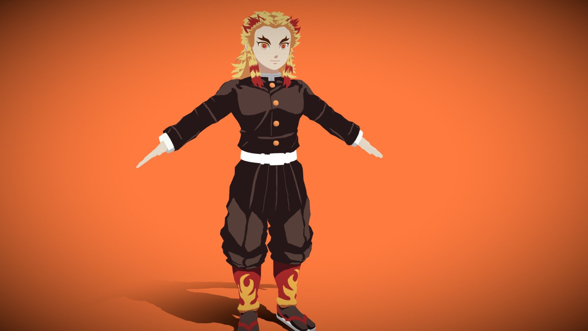 Rengoku Optimized - Download Free 3D model by Greebly_ [c0621f1 ...
