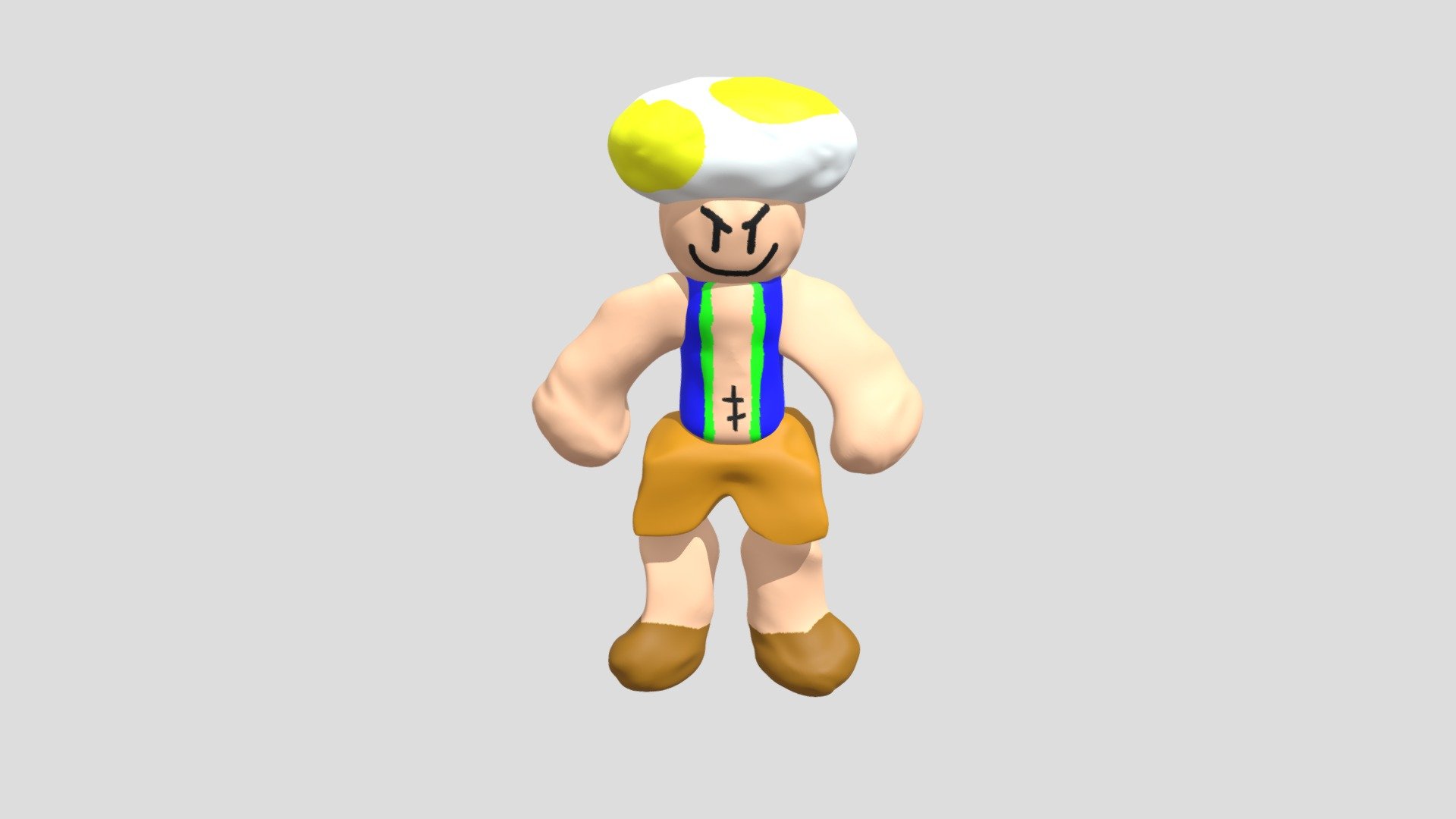 JACKED TOAD OFFICIAL 3D MODEL - 3D model by todschool [c062354] - Sketchfab