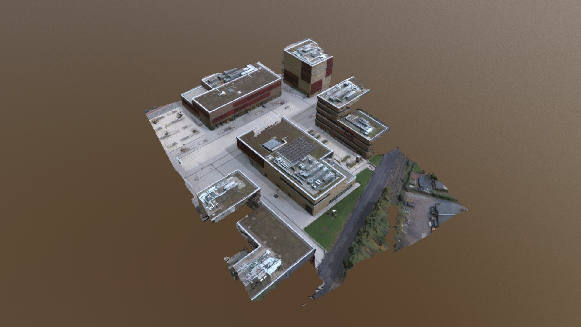 HRW Mensa aerial Scan - 3D model by rotorscope.eu (@robertreichert ...
