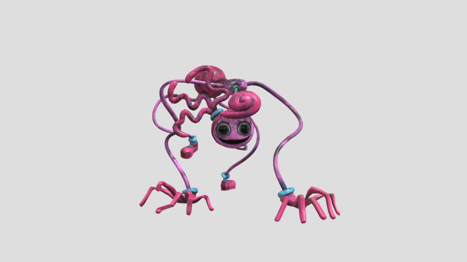 Mommy long legs angry with animations - Download Free 3D model by Poppy ...