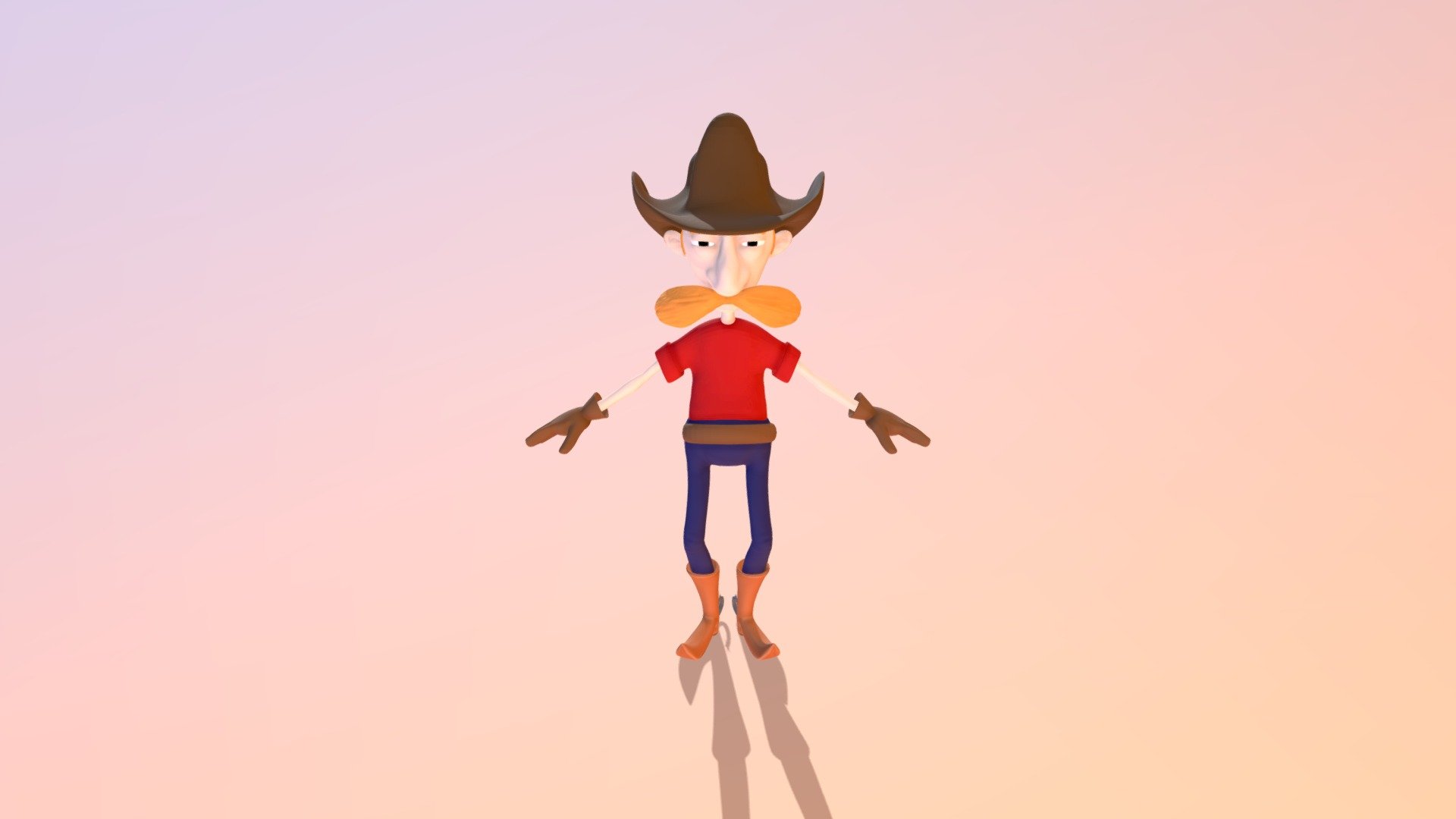 Cowboy - Download Free 3D model by AlejandroMelero (@wallands2 ...