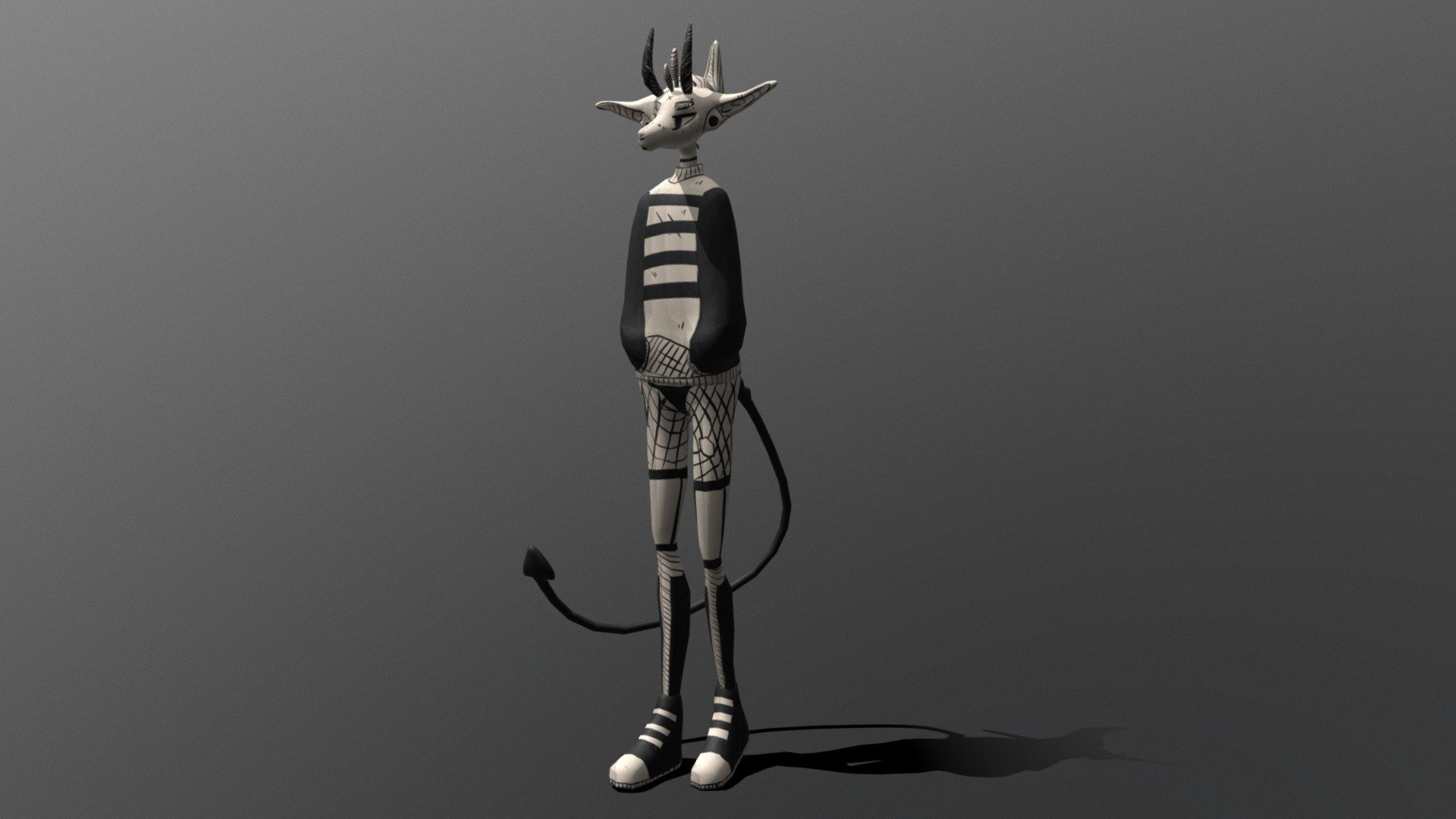 Goat Girl - Download Free 3D model by pbicb259 [c0655b8] - Sketchfab