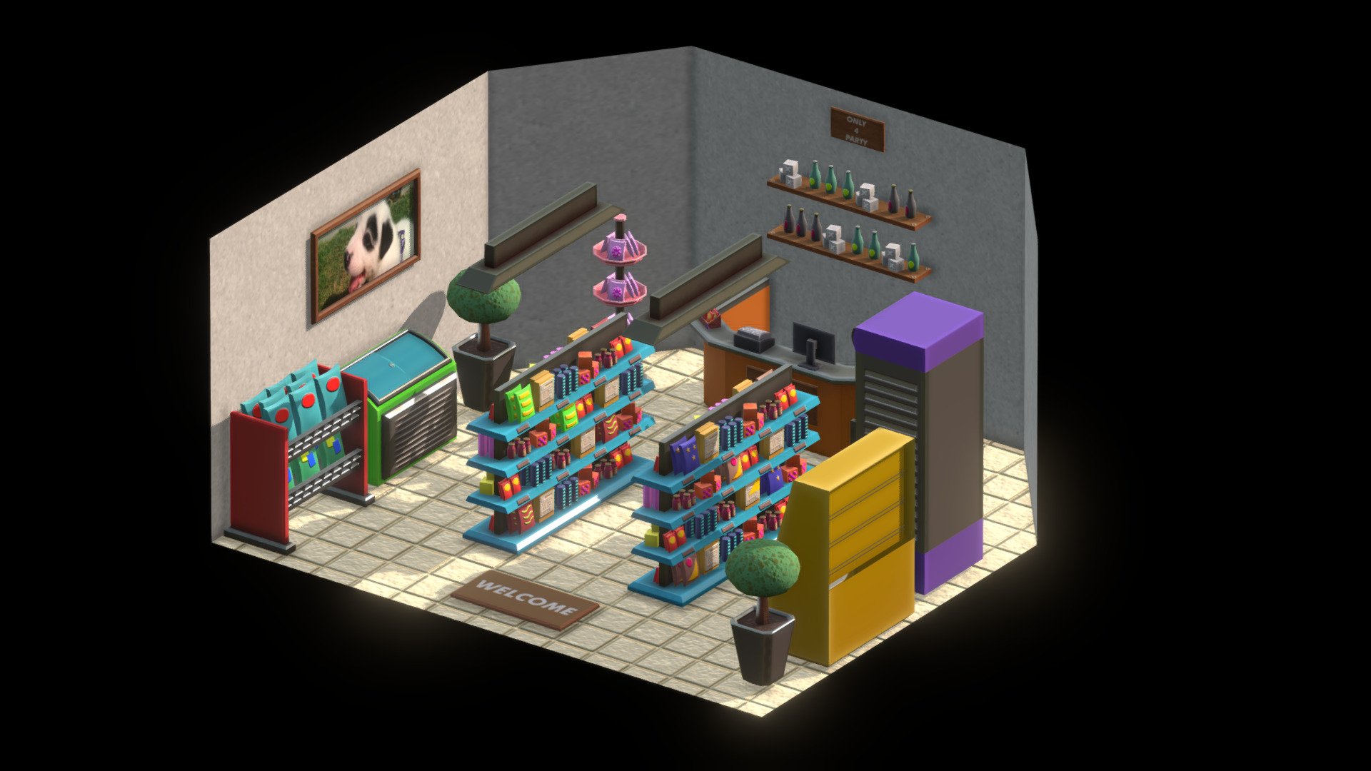 Cornershop - Stylized - 3D model by Babevid [c065648] - Sketchfab
