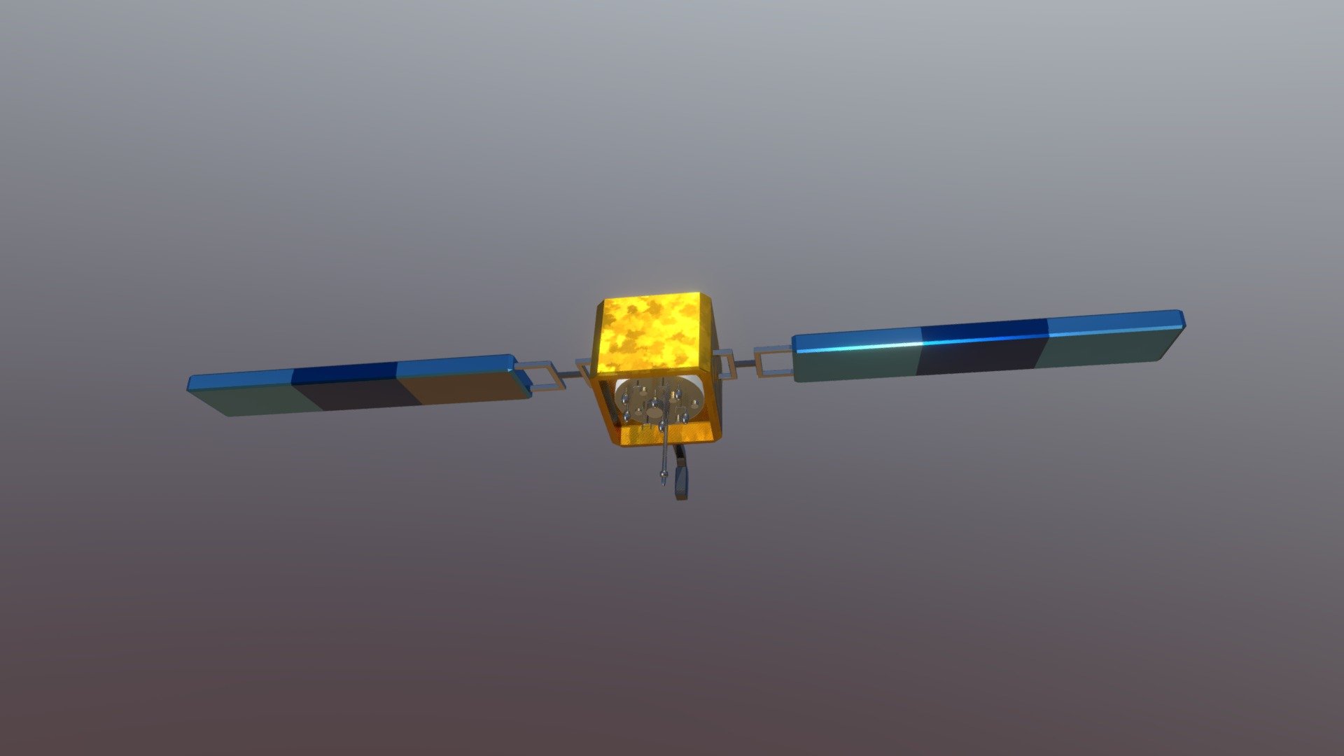 Gps Satteliet - 3D model by Kimi (@kimvanaken) [c067bfc] - Sketchfab