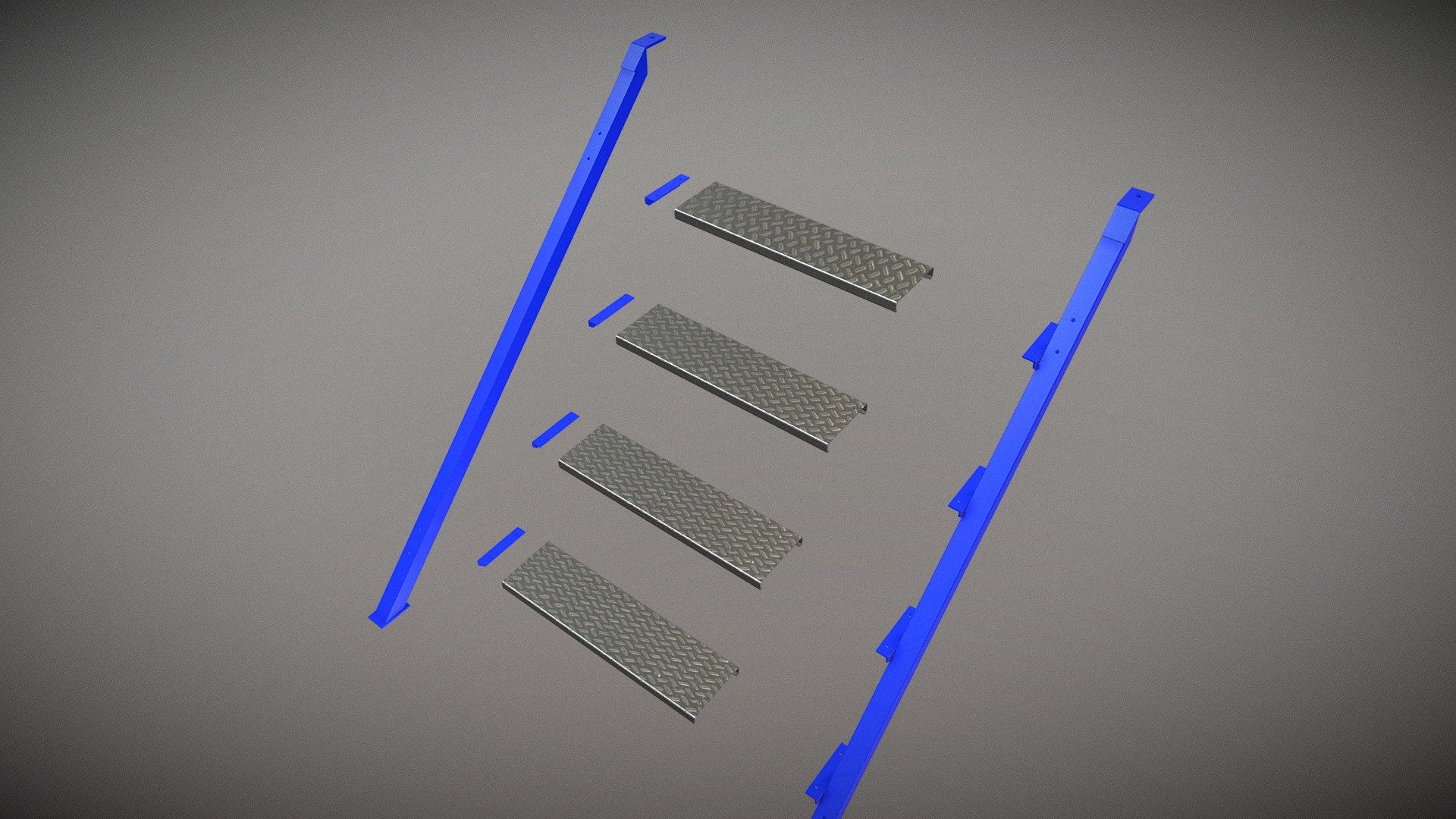 Trap Bordes | Explosietekening - 3D model by Stichting Consortium ...