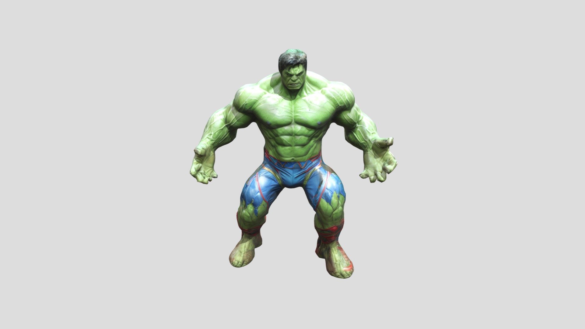 Hulk_wearing_superman_costume - 3D model by The Creator (@pubgdemon198 ...