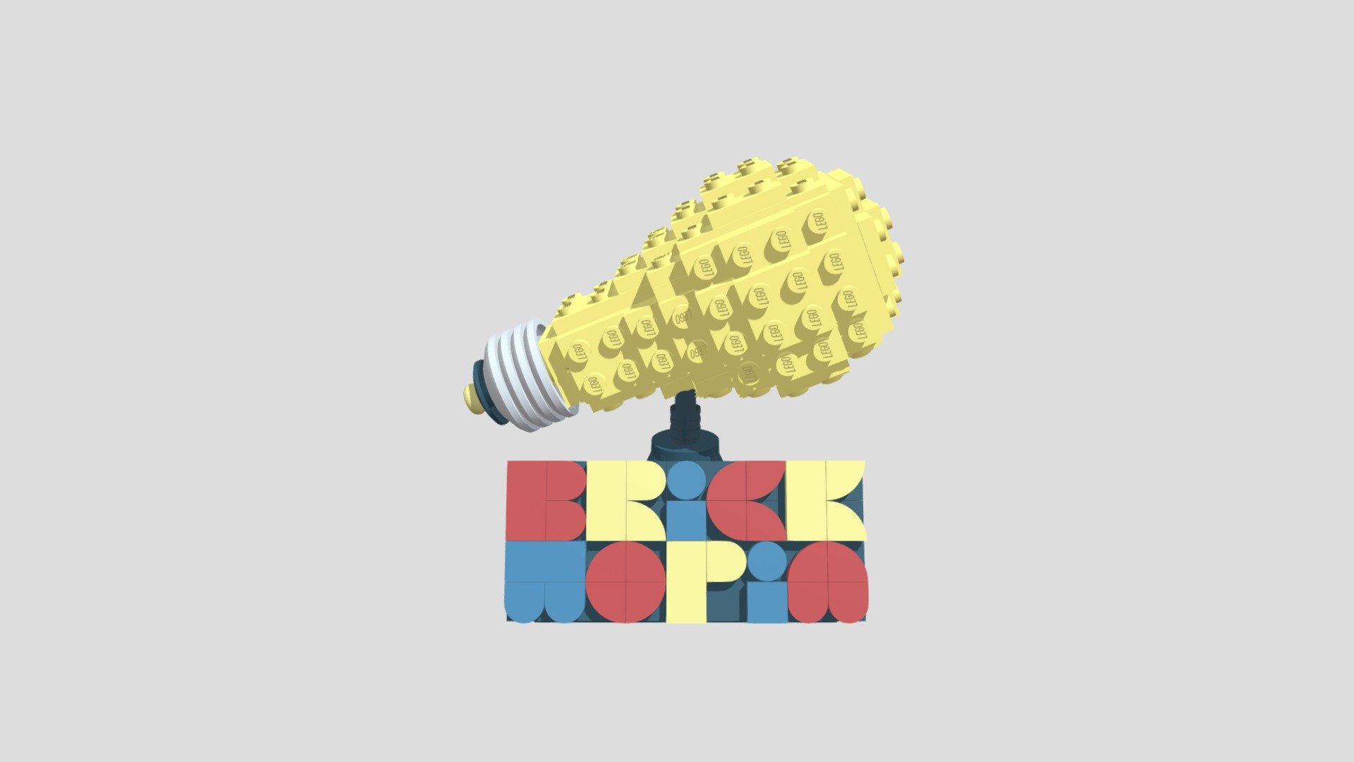 Club Bricktopia logo - Download Free 3D model by Murakami_27 [c06b91c] - Sketchfab