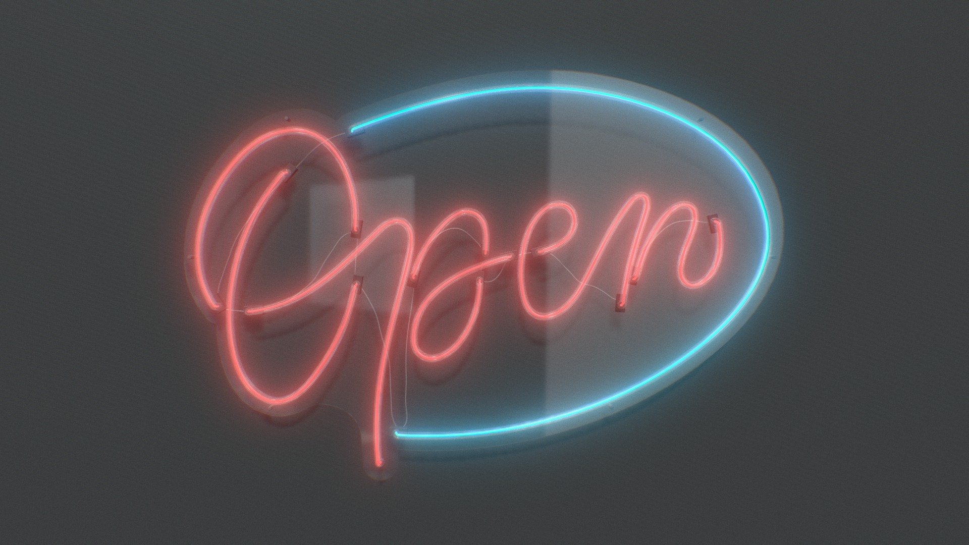 Open - Neon Sign - Buy Royalty Free 3D model by NEONPLEX [c06bc75 ...