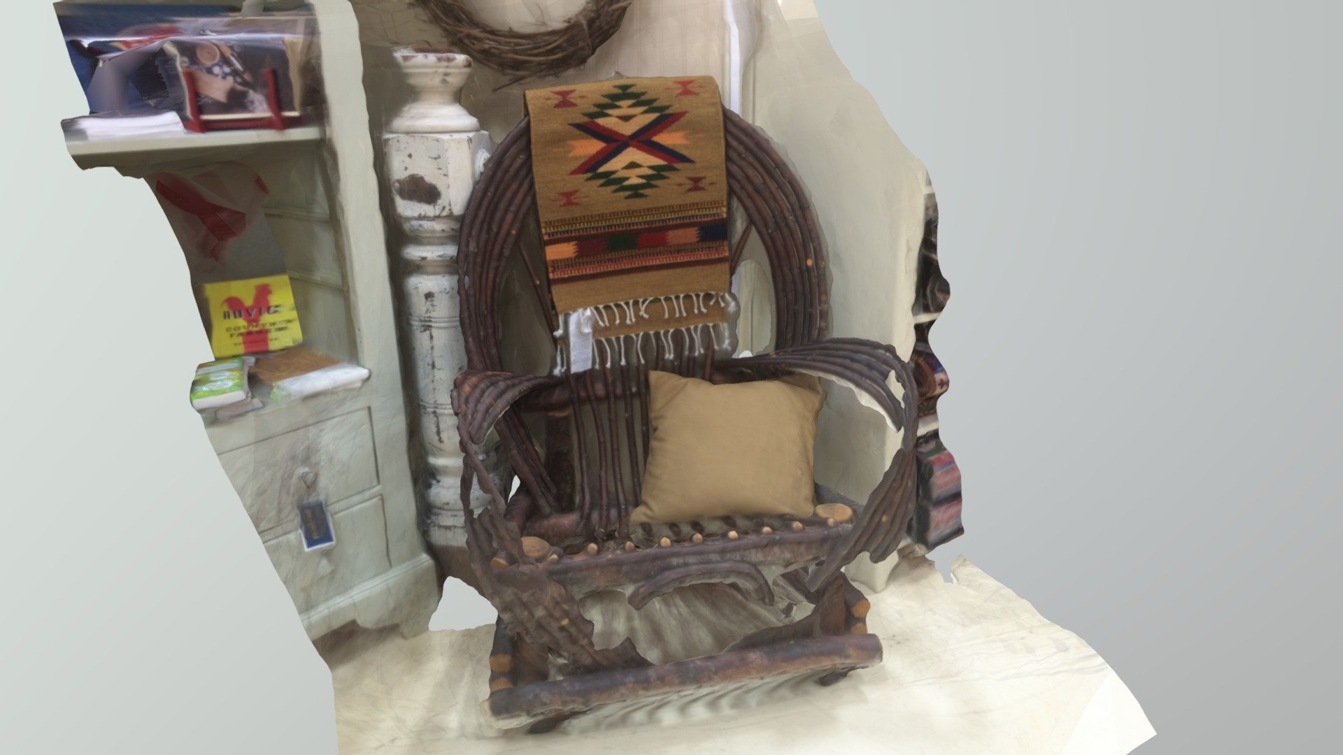 Pendleton Rocking Chair - 3D model by Dalkorath [c06cf8b] - Sketchfab