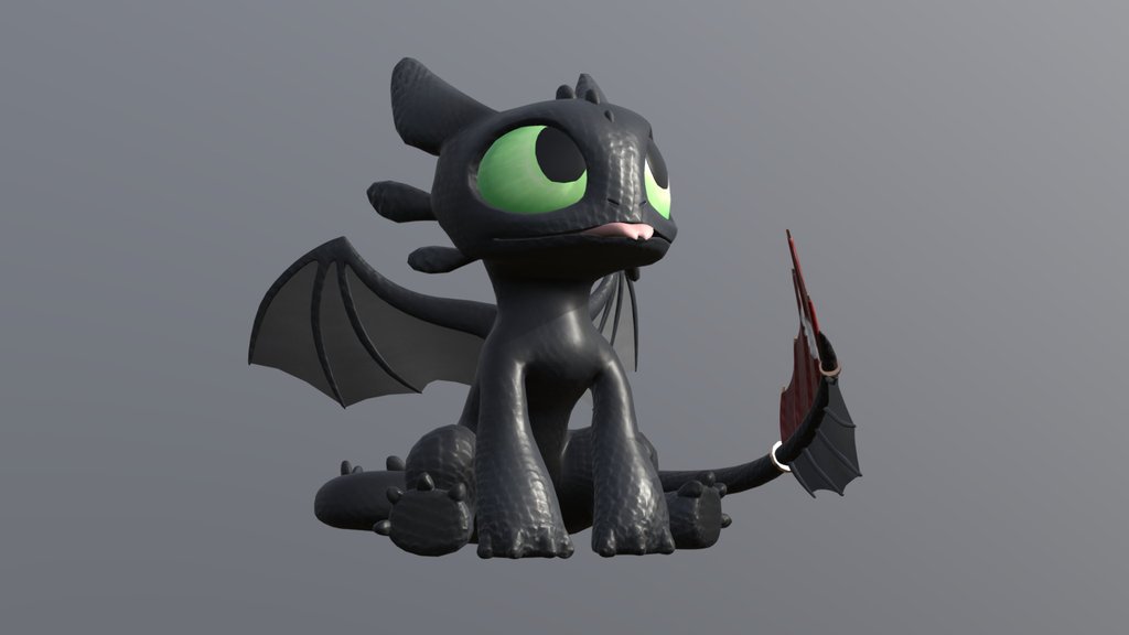 toothless - A 3D model collection by digimonzipo - Sketchfab
