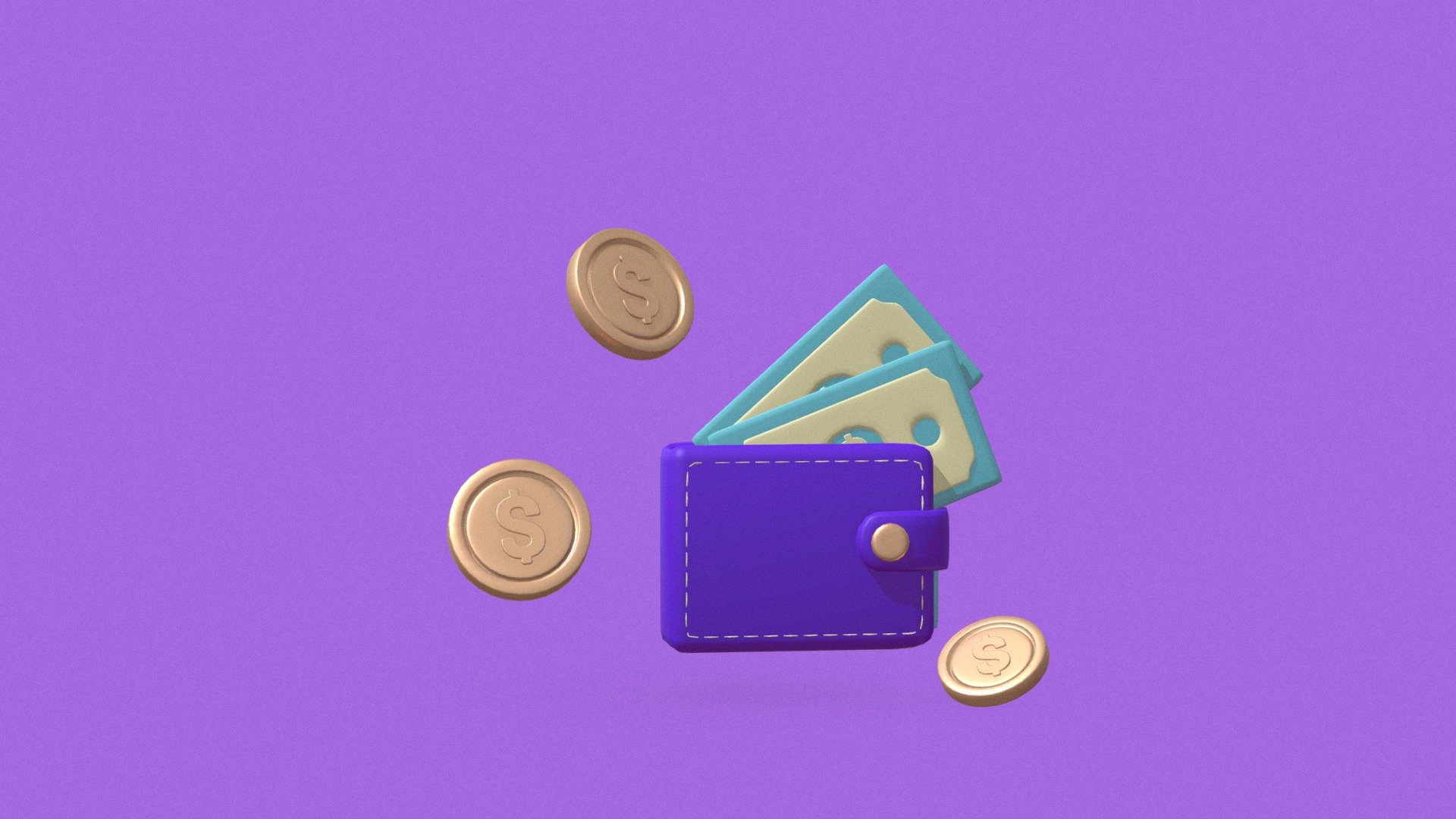 wallet - 3D model by CreativoPolis [c06ecea] - Sketchfab
