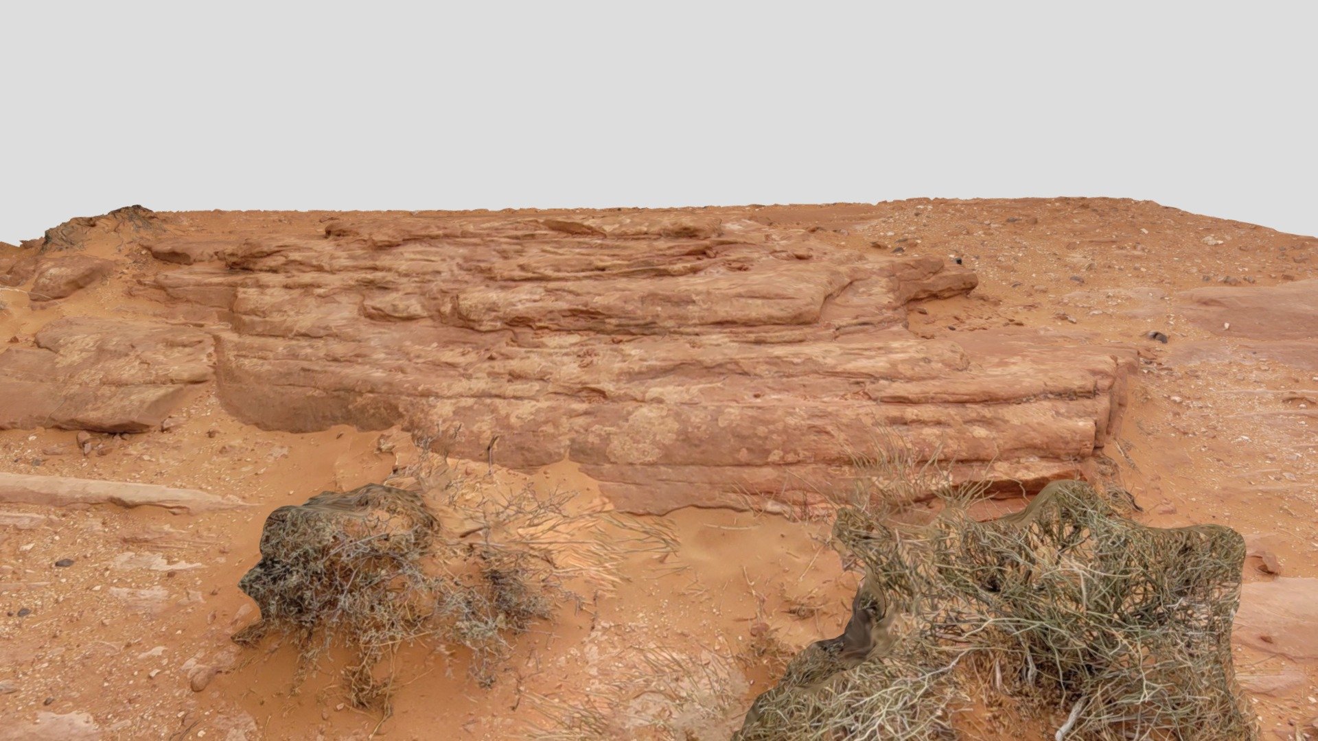 Small sand hollow area rocks - Buy Royalty Free 3D model by ...