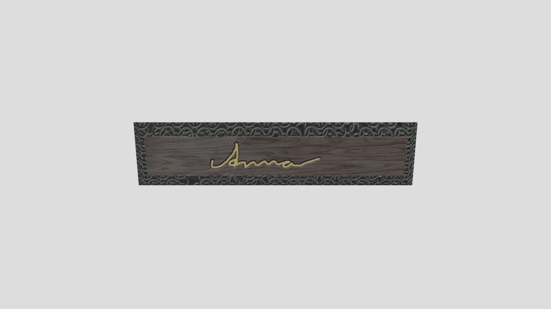 NamePlate - 3D model by thatsmeannav [c070155] - Sketchfab
