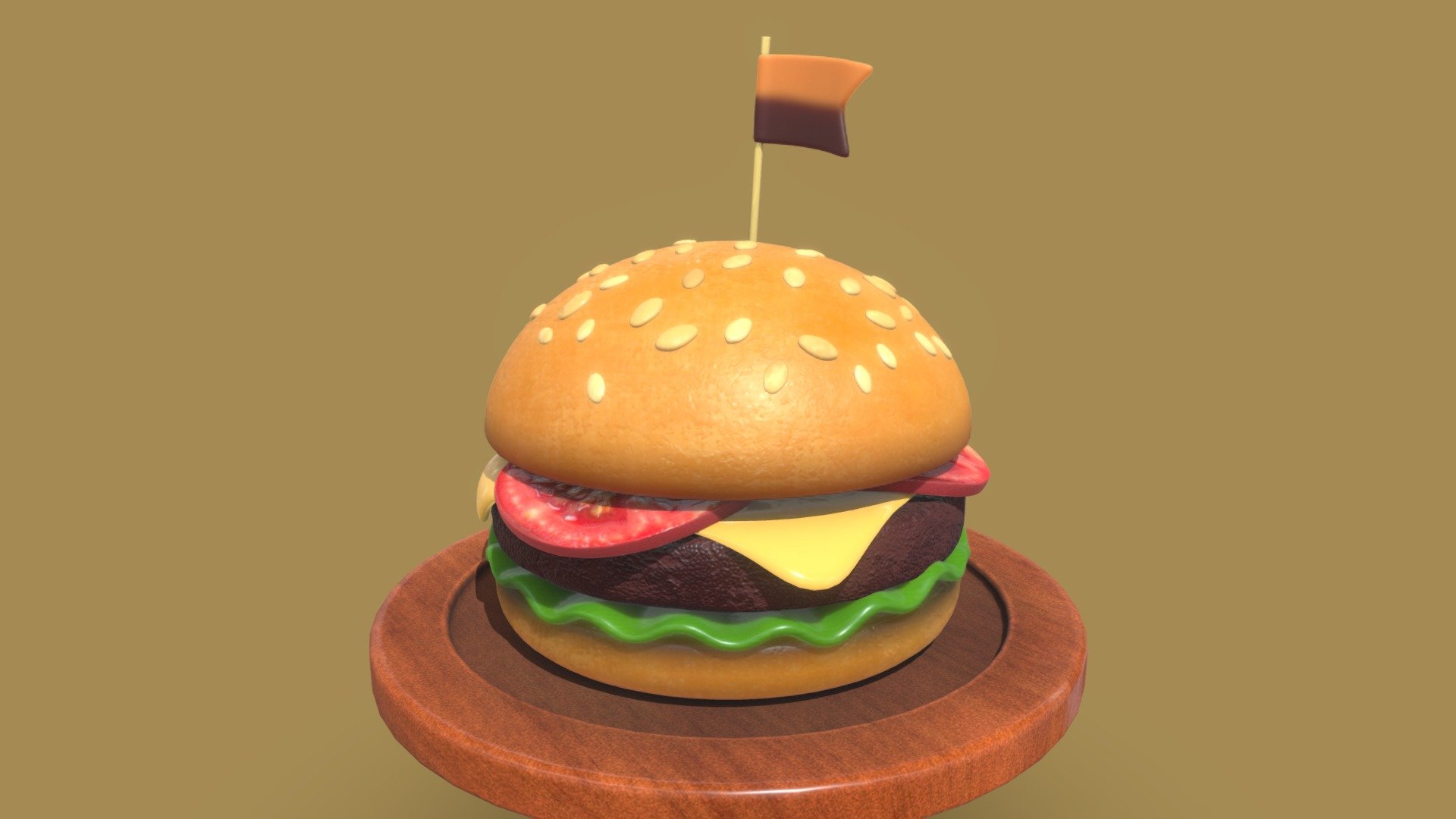 Burger - Download Free 3D model by Juzeone [c072091] - Sketchfab