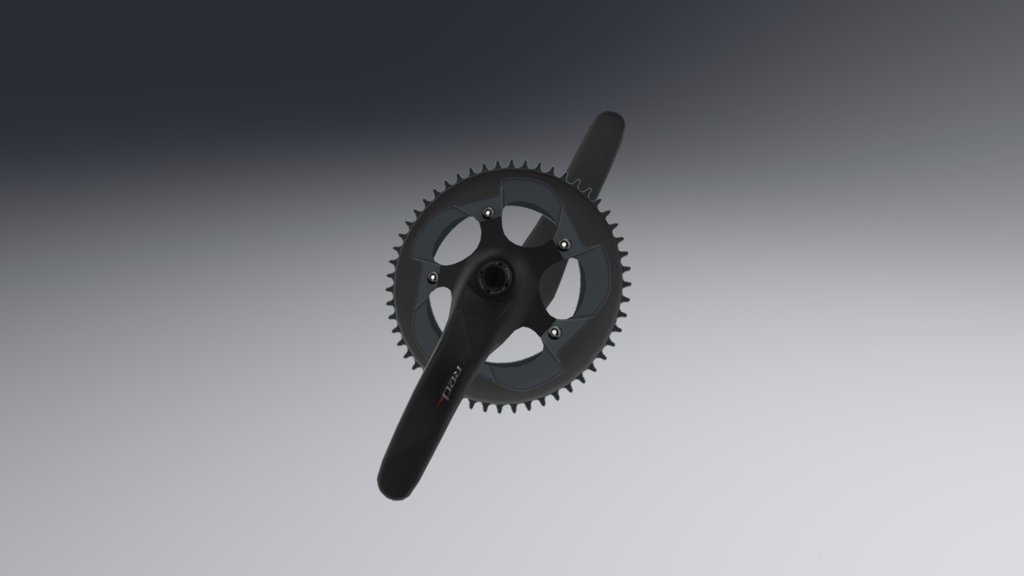 SRAM Red eTap Crankset - 3D model by Andrei Buletin (@andreibuletin ...