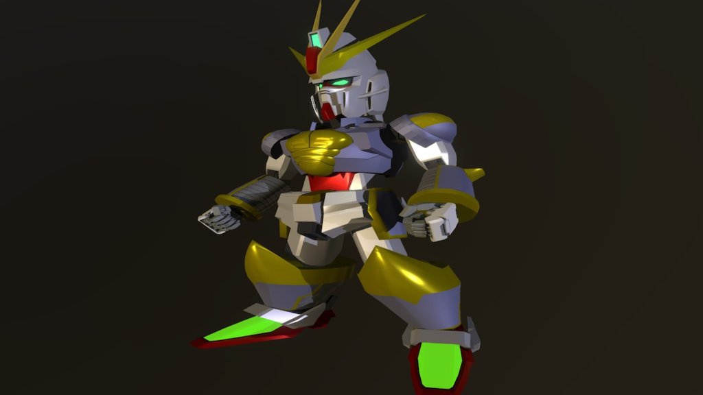 SD Gundam Sema Force Impulse Muaythai - 3D model by krit yamsaso (กฤษณ์ ...