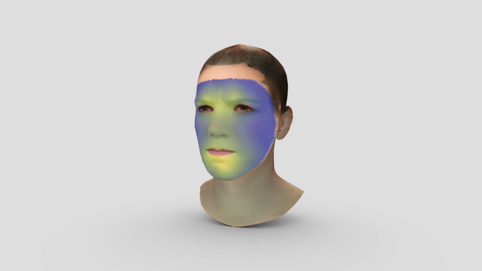 3D Facial Atlas - Angry (Fridlund) - 3D model by Tim Büchner ...