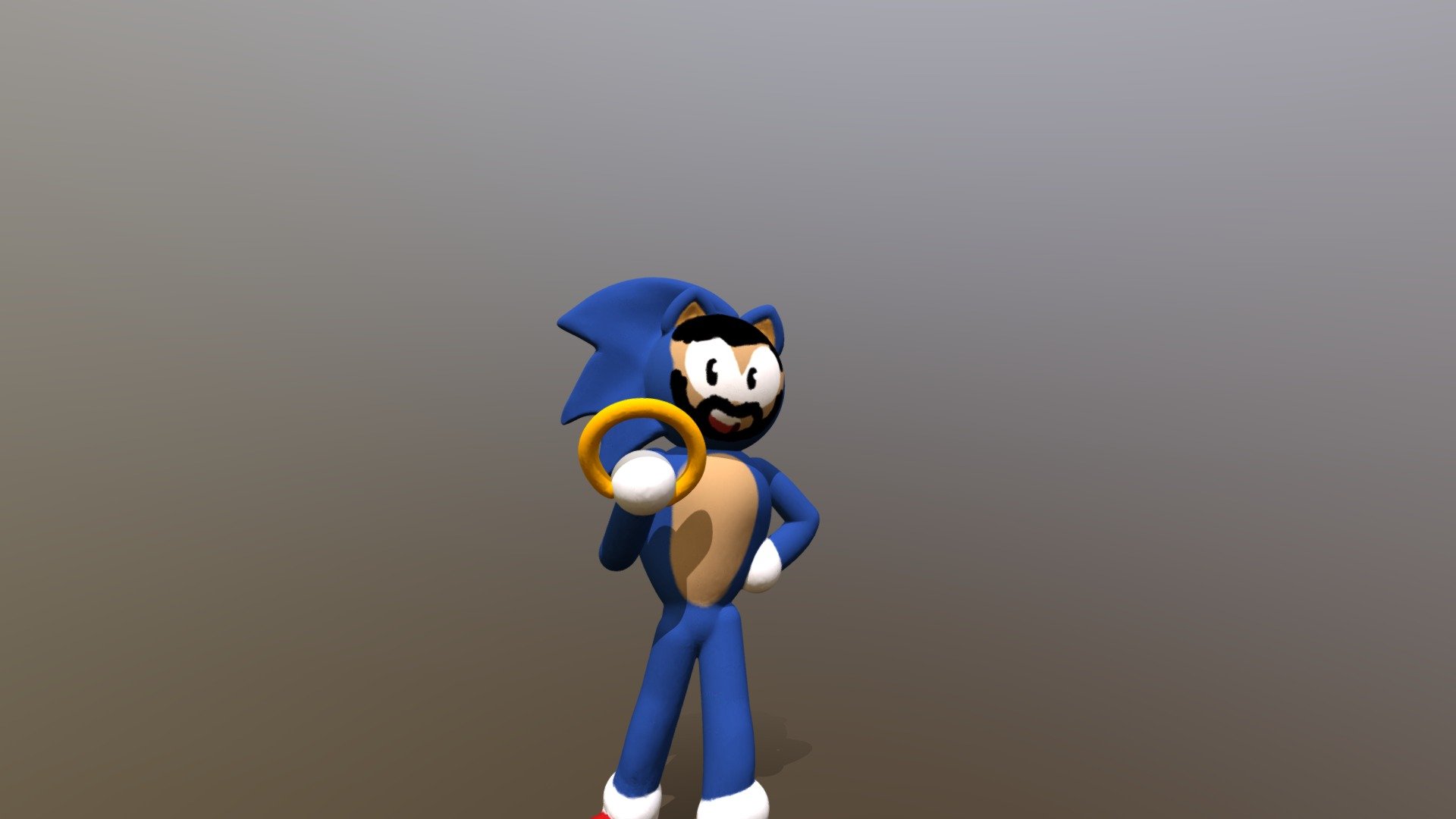 Derrick the Hedgehog - 3D model by Databuster [c074c53] - Sketchfab