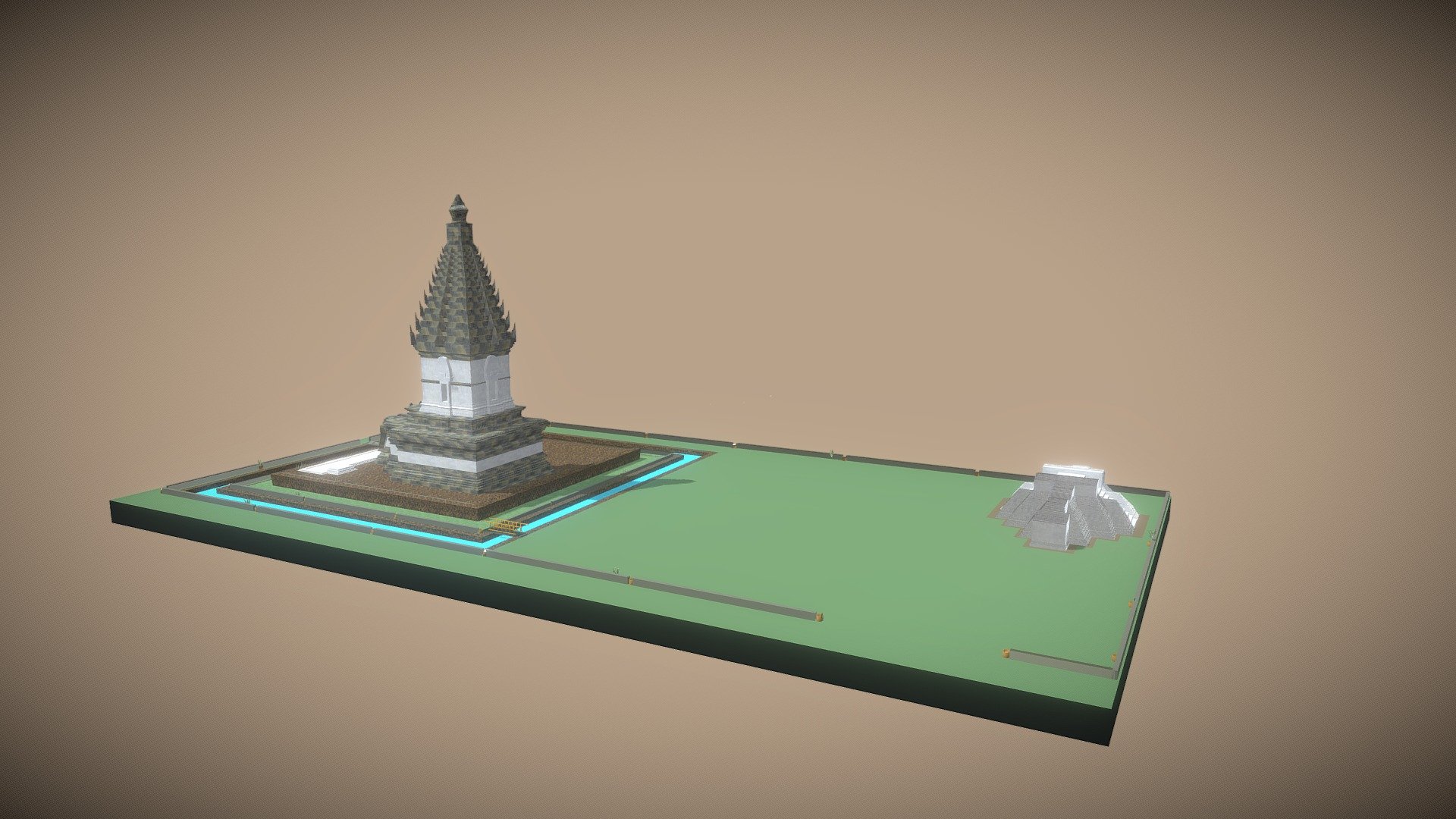 Candi Jawi - Download Free 3D model by Abim Project (@abimpradana.ap ...