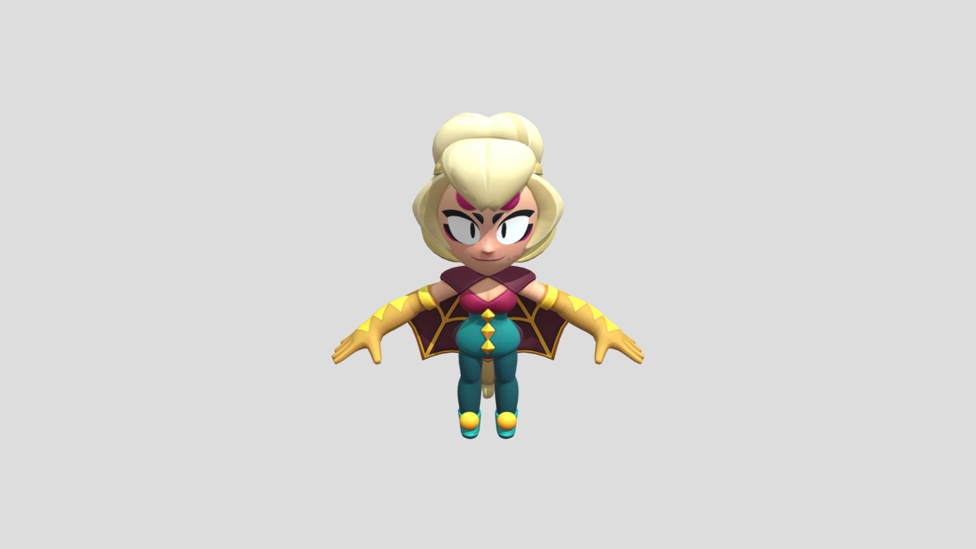Charlie-brawl-stars-t-pose - 3D model by raulemilianofloresmendoza ...