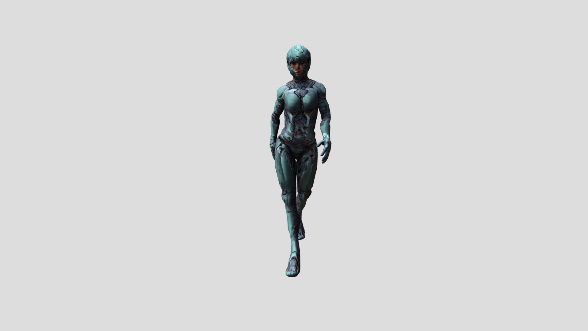 Female Walk feeling the Rhythm - Download Free 3D model by Cape ...