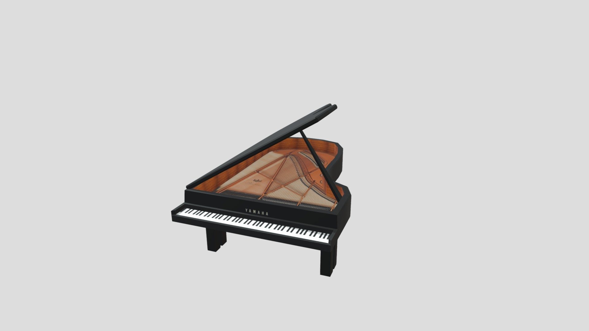 Piano - 3D model by zackjones [c078609] - Sketchfab